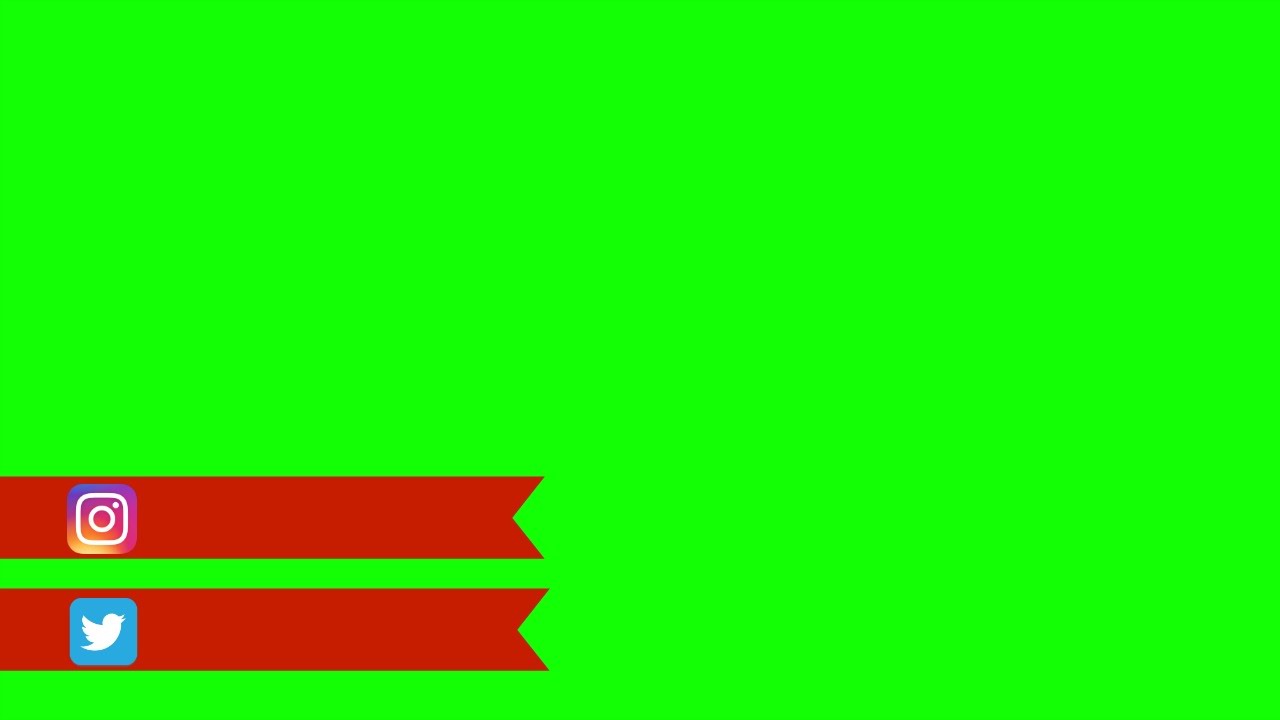 Instagram & Twitter Green Screen Effect - YouTube