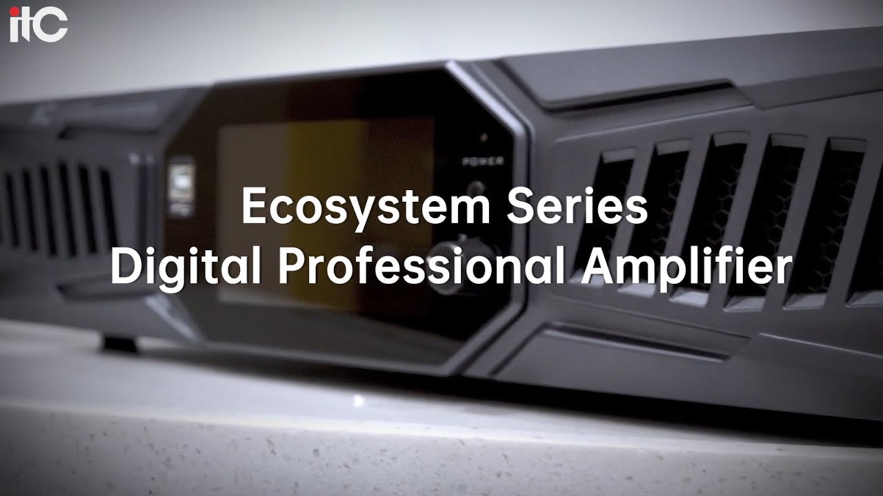 itc Digital Professional Amplifier TC-4500DT Series - YouTube