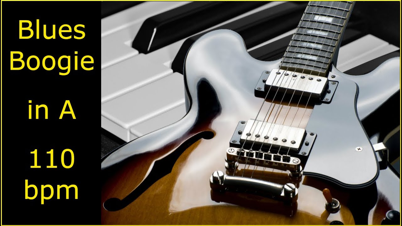 Blues Boogie in A Backing Track - YouTube