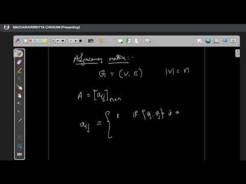 Lecture-3: " Representation of Graphs: Adjacency and Incidence Matrices" - YouTube