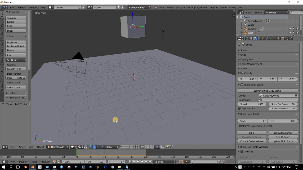 Negative Numbered Frame As Starting Point Blender3D - YouTube