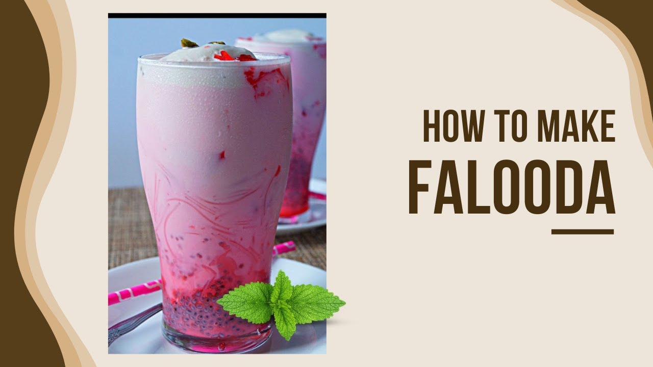 How to Make Falooda | घर पर फलूदा बनायें | Falooda | Faluda Sev Recipe ...