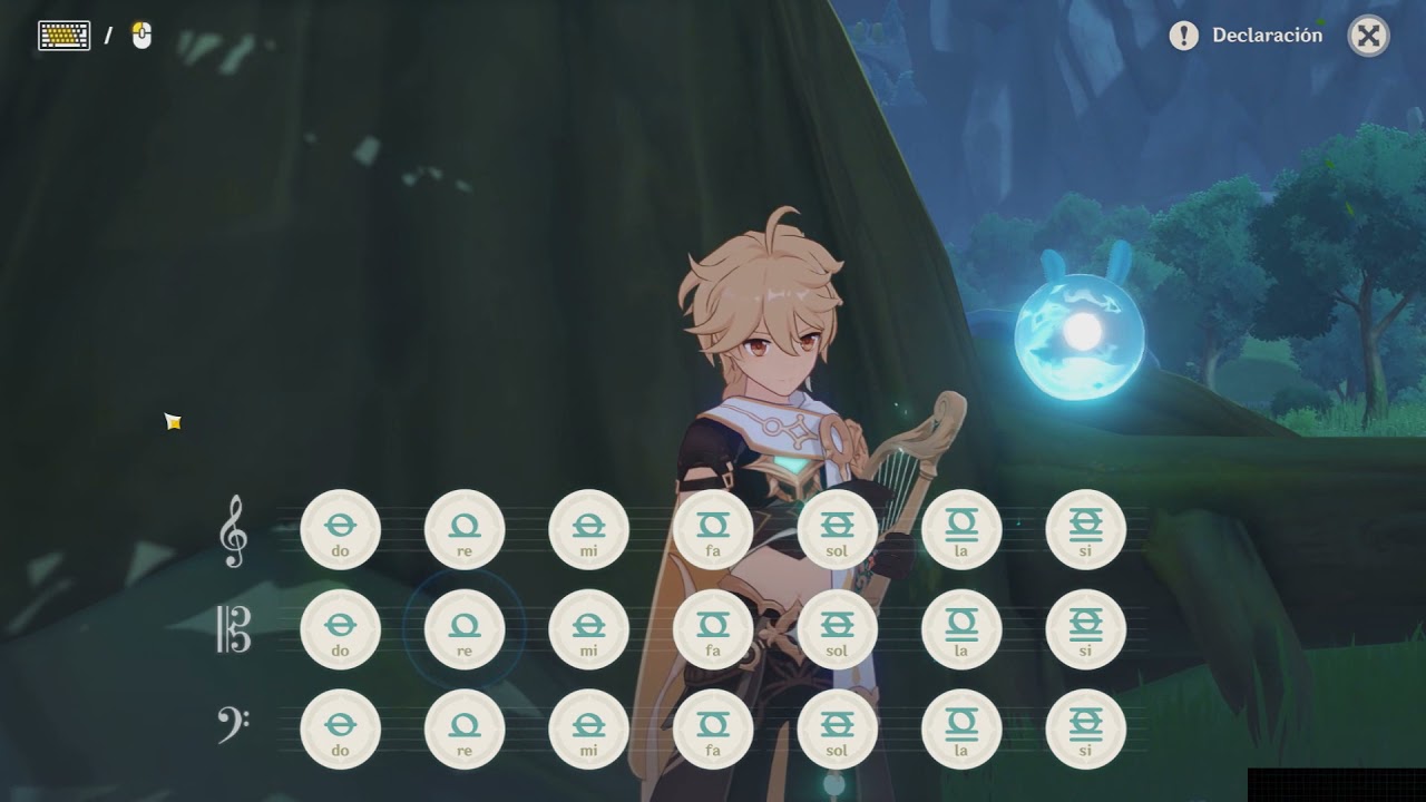 Genshin Impact Zelda's lullaby/ Melodía de Zelda- Zelda Ocarina of time ...