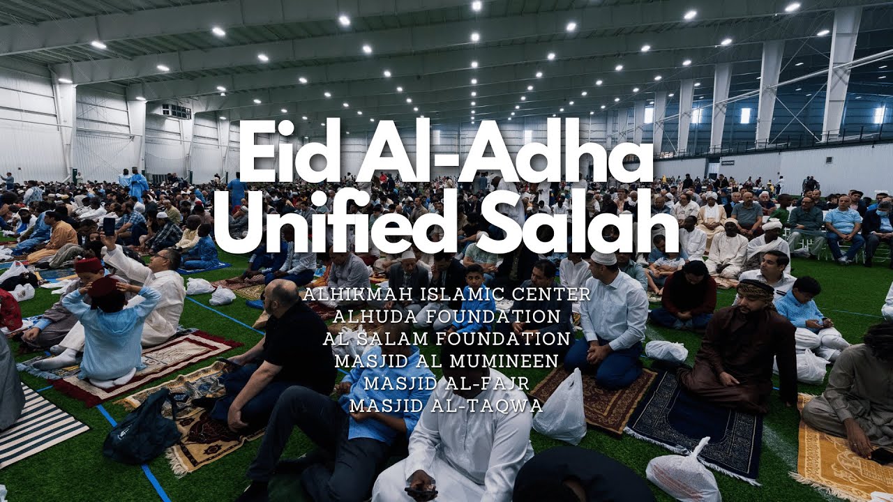 The Unified Eid Prayer | Indiana 2023 - YouTube