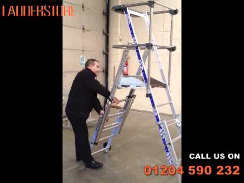 Zarges Sherpascopic Telescopic Work Platforms - YouTube