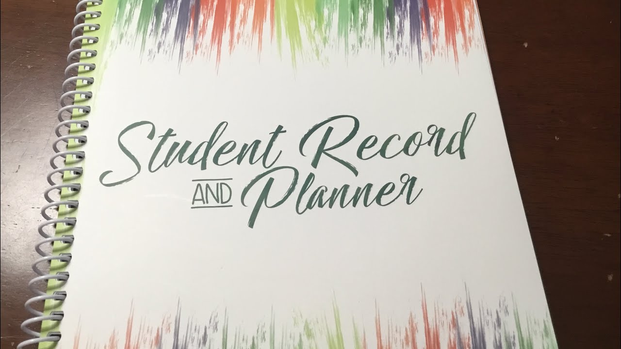 Not Consumed Student Record and Planner flip through - YouTube