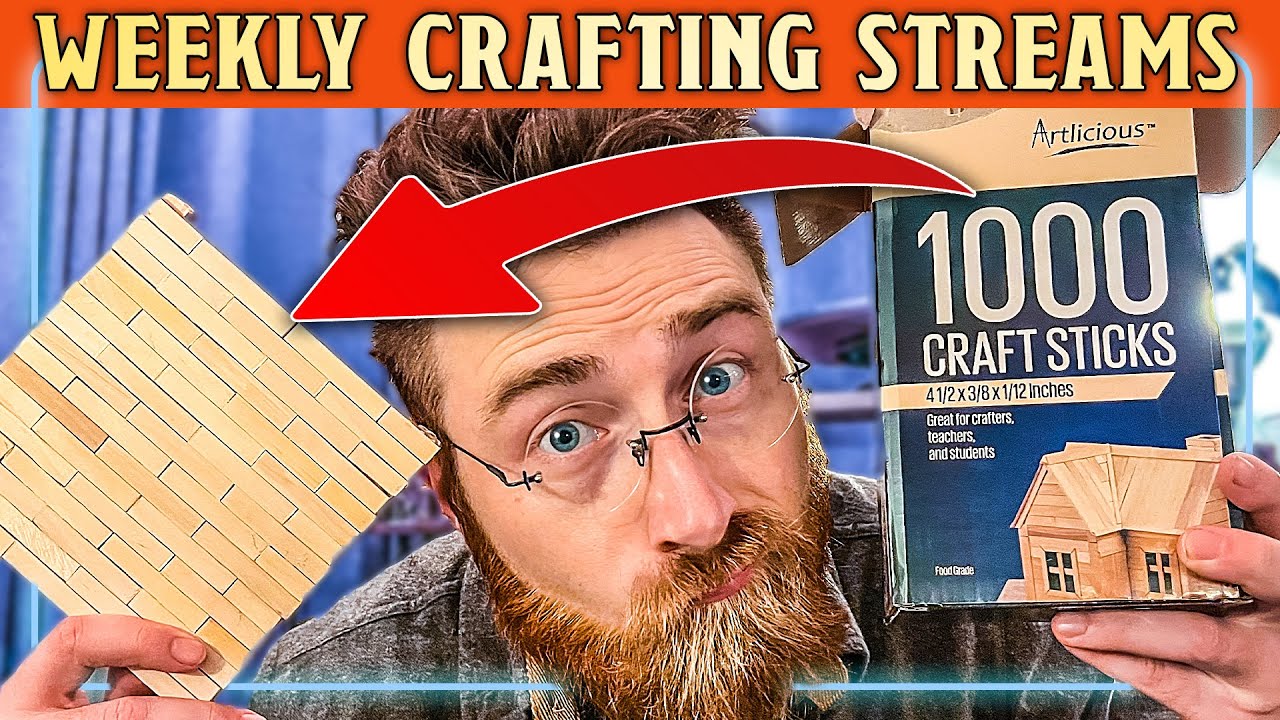 Are 1000 Popsicle Sticks Enough? - E18 Dungeon Tiles - YouTube