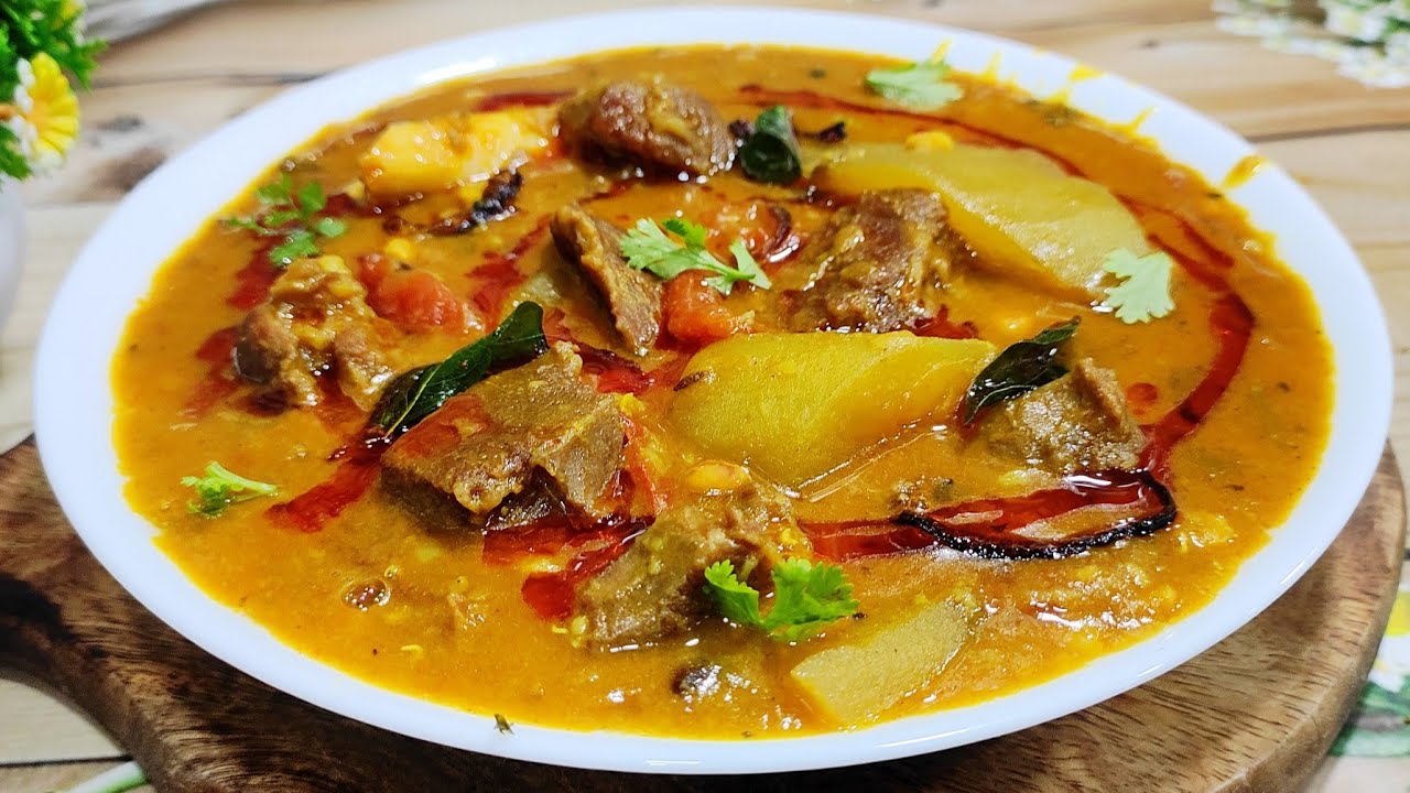 Bombay Bawarchi Style Daal Gosht Recipe | Best Daal Gosht Recipe ...