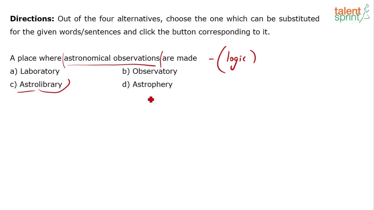 One Word Substitution | Additional Question 1 to 3 | Vocabulary ...