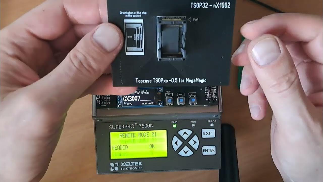 MegaMagic adapter for Xeltek SP7500 programmer - YouTube