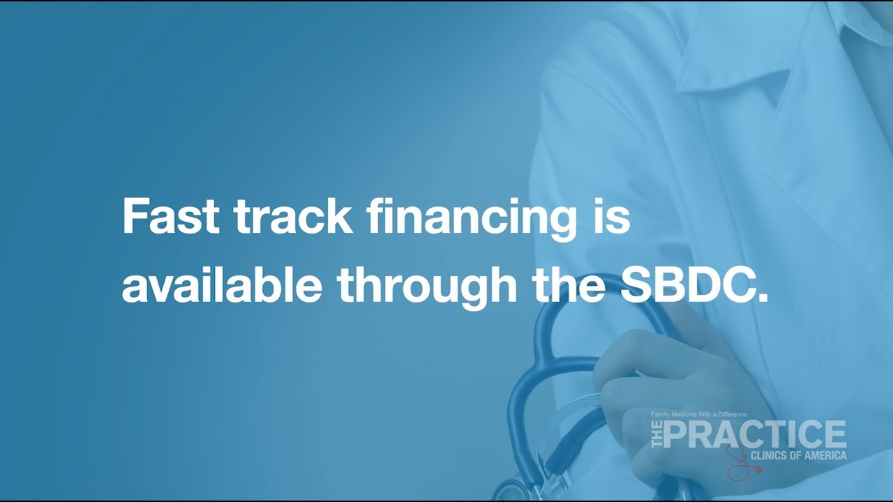 Fast track financing is available through the SBDC. - YouTube