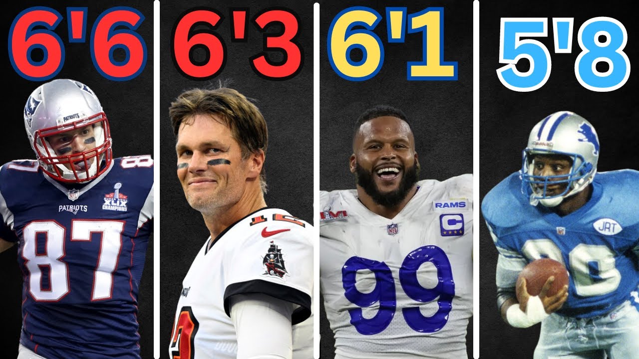Who Is The Best NFL Player At Each Height? - YouTube