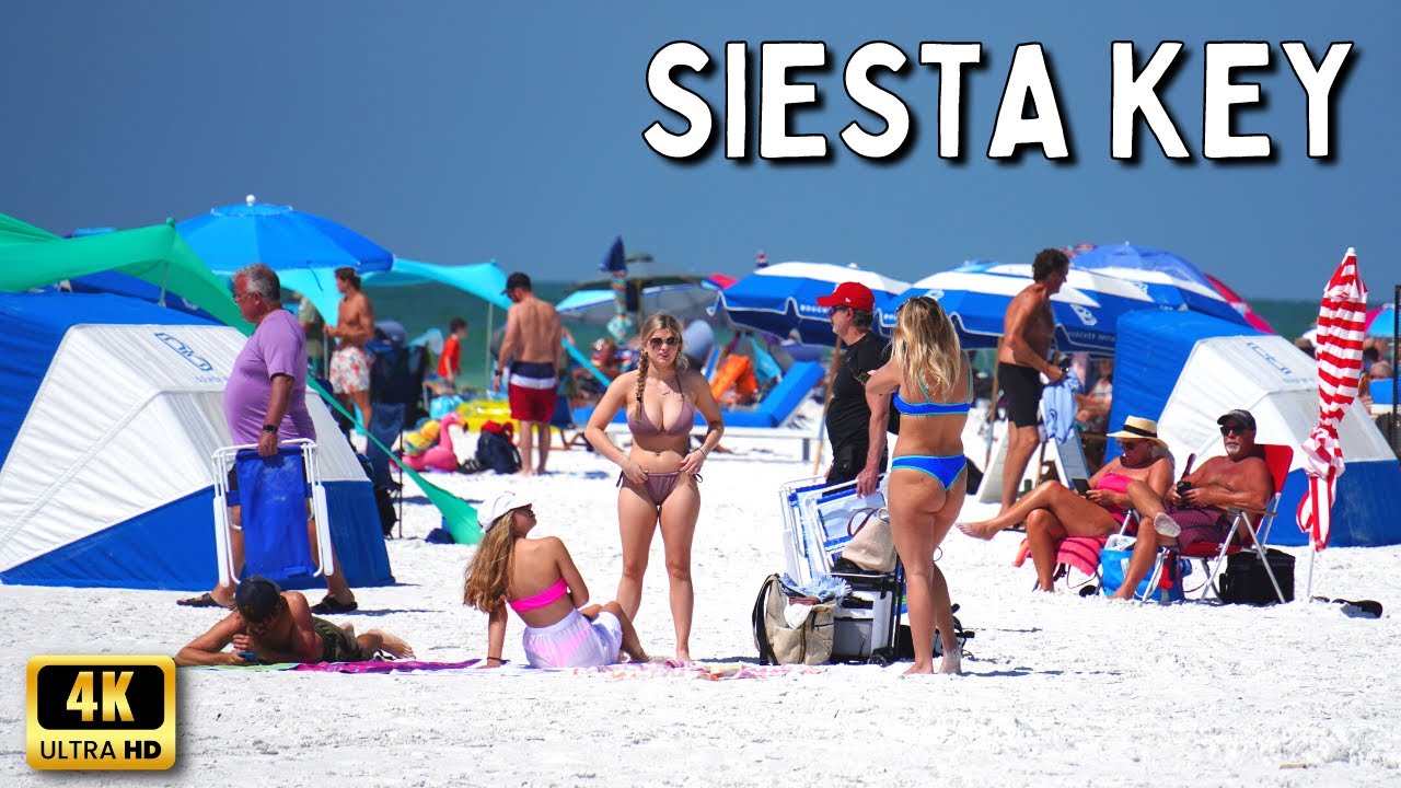Siesta Key Beach - Spring Break 2023 - YouTube