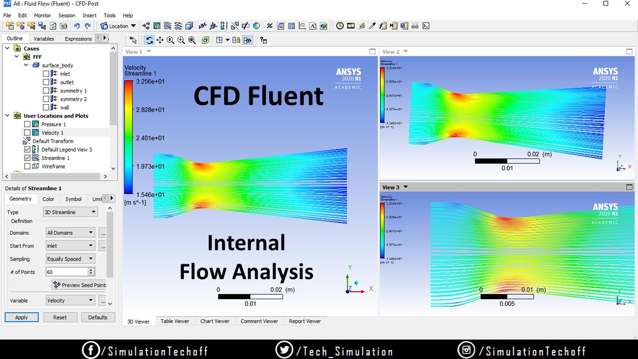 Internal Flow Analysis [ Live Streaming Session ] | Ansys Fluent ...