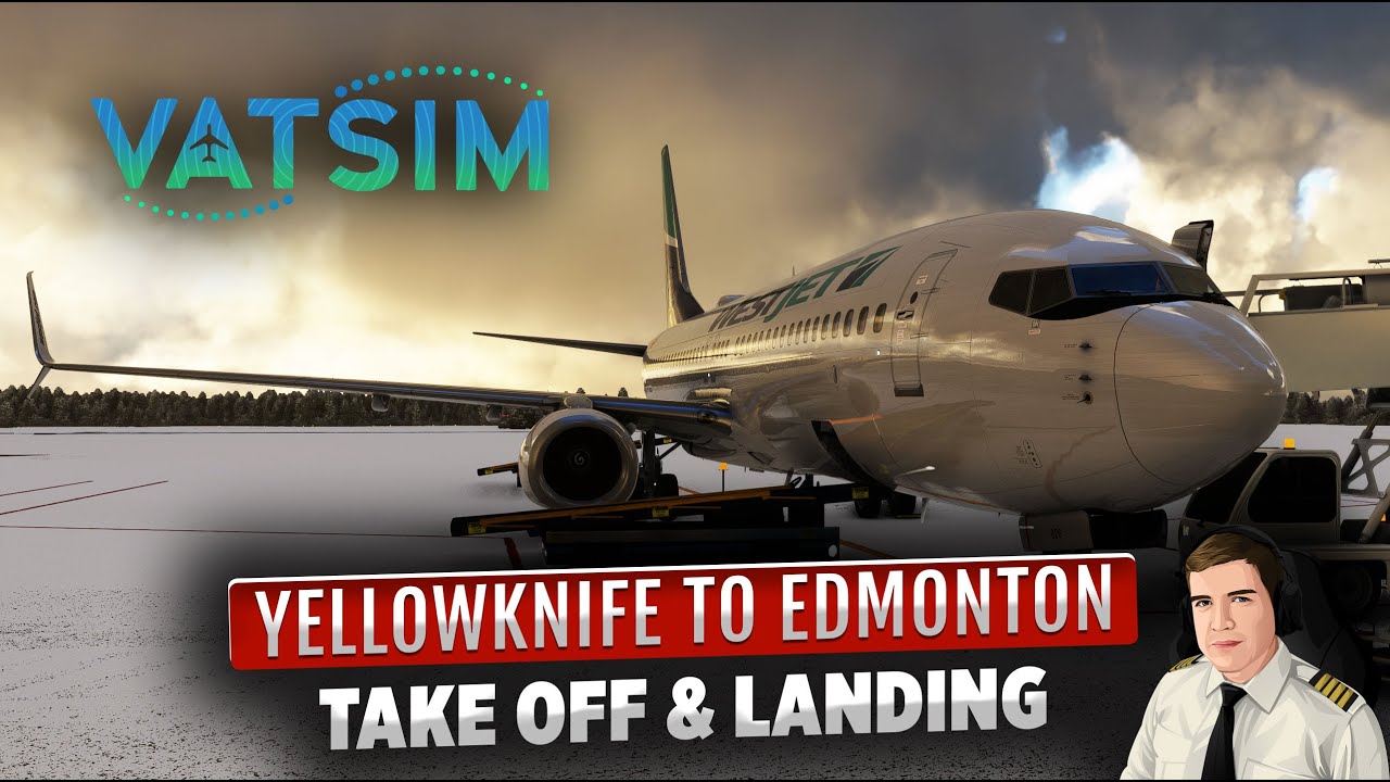 Scenic Journey: WestJet 737-800 from Yellowknife to Edmonton in MS ...