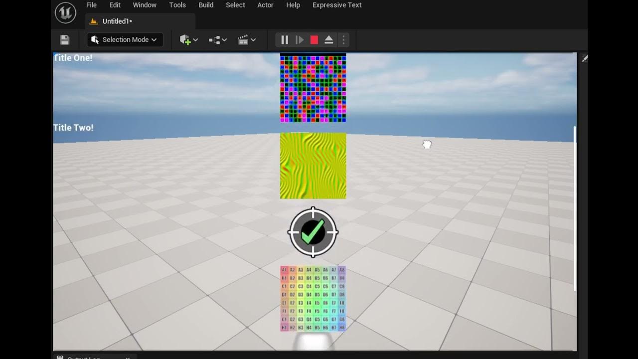 Unreal Engine: Floating Widget - YouTube