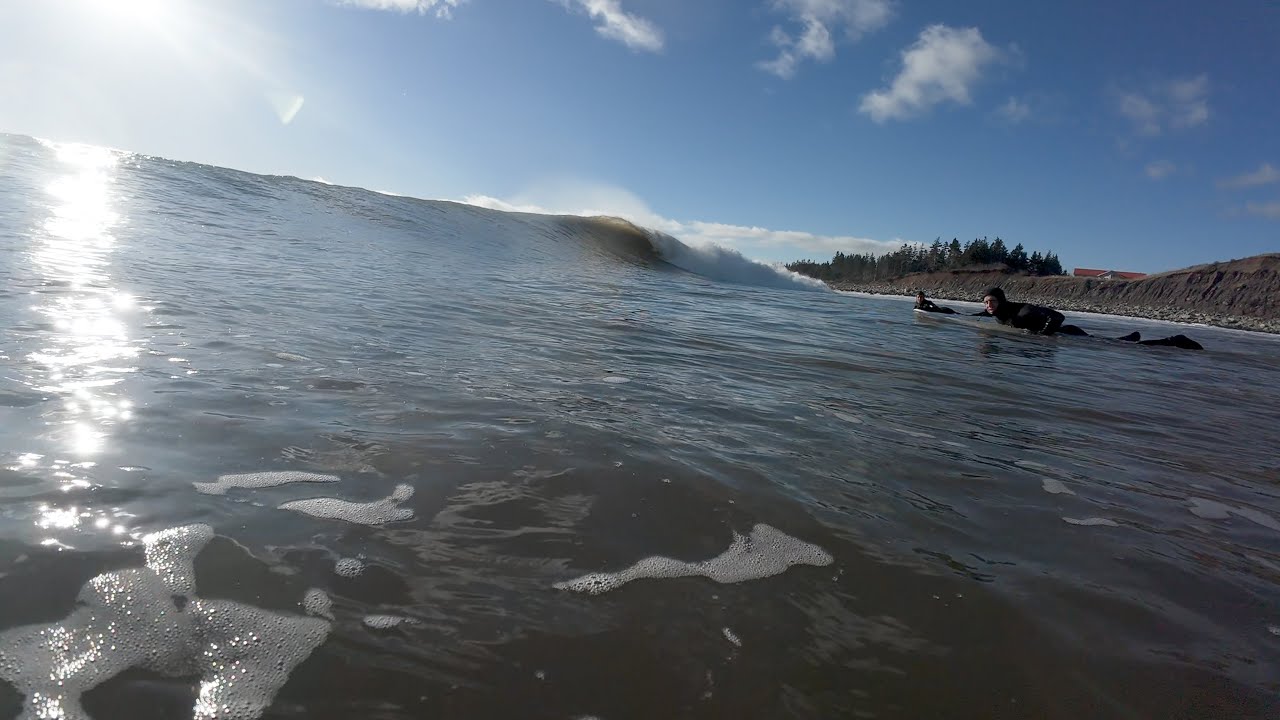 A December Day at a Rippable Nova Scotia Point - YouTube
