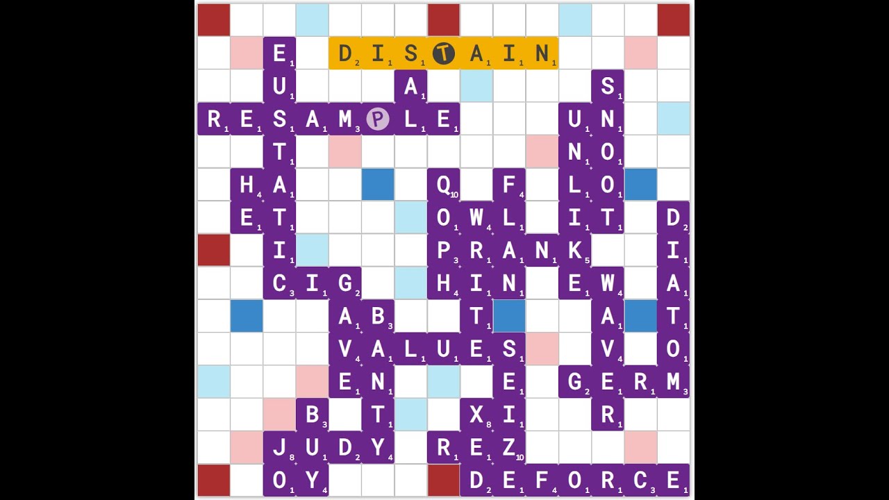 Portland One-Day Scrabble Tournament Game 6 -- Against Nigel Peltier ...