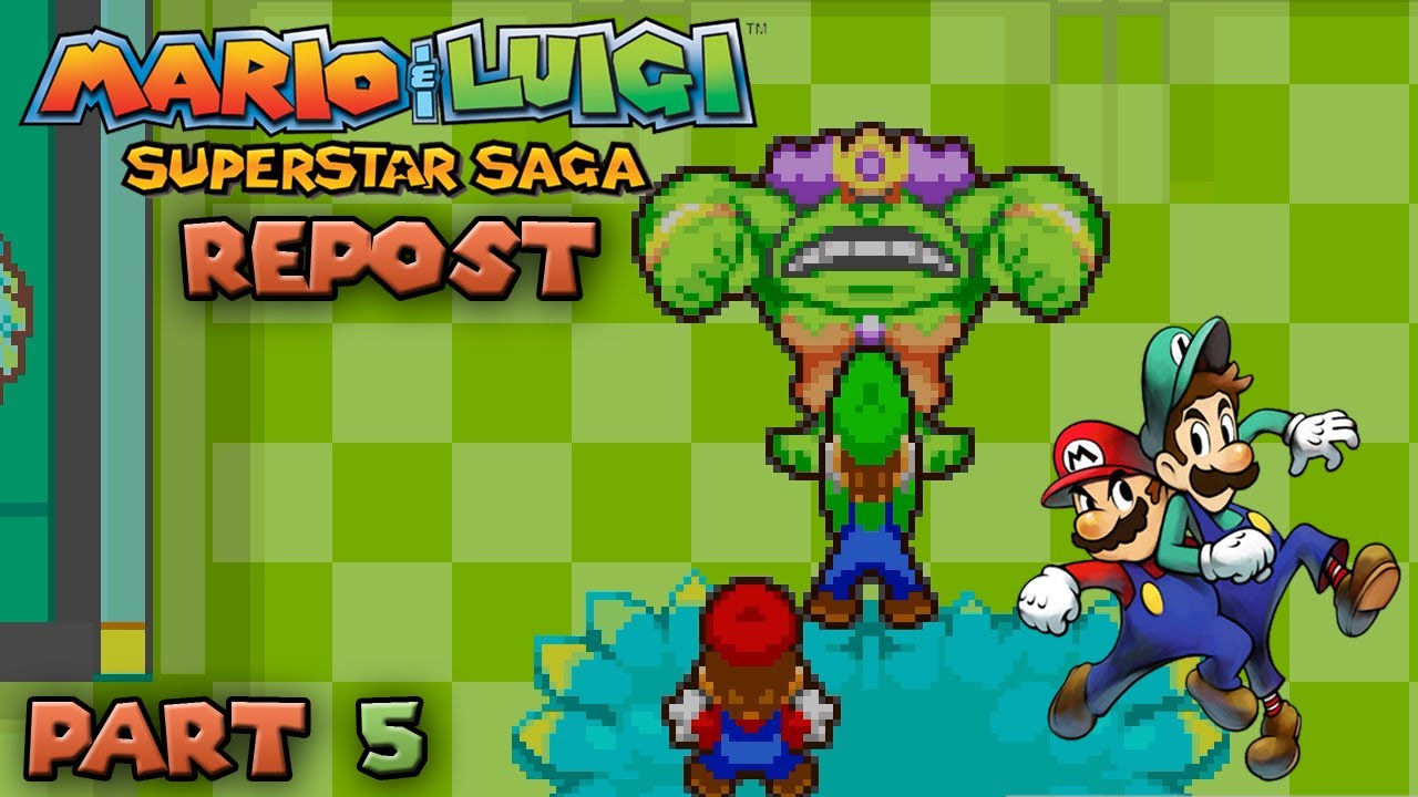 Mario & Luigi: Superstar Saga - Part 5 - Boss Queen Bean - YouTube
