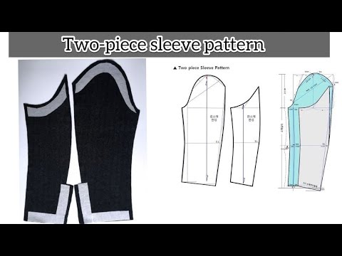 AN EASY WAY TO DRAFT A SUIT SLEEVE PATTERN | 2PIECE SLEEVE PATTERN ...