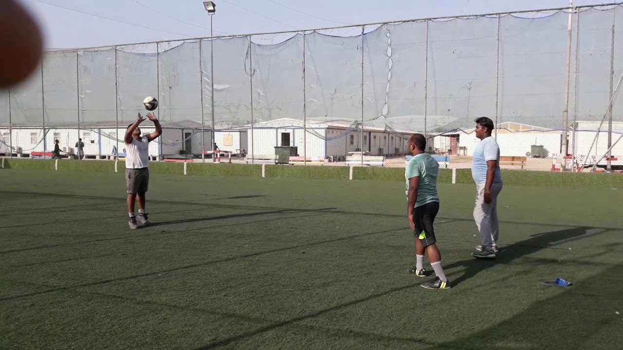 My friends and me playing valibal - YouTube