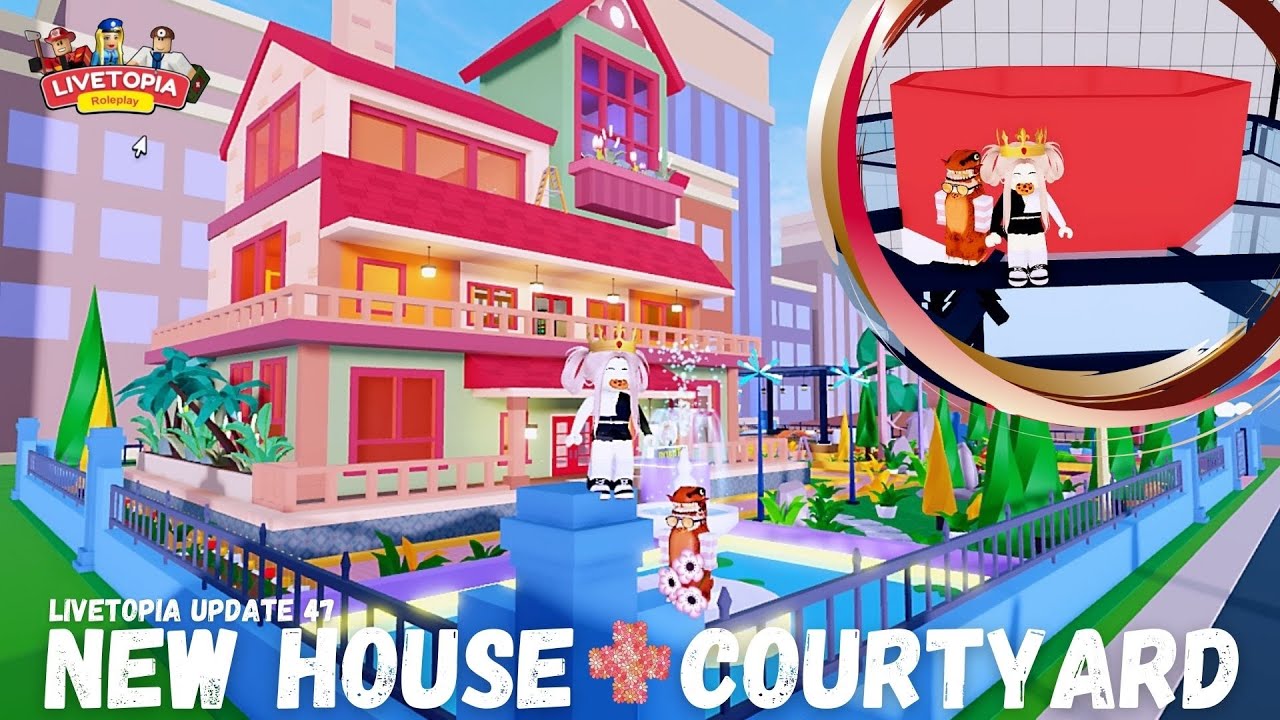 ห้องลับและสนามรอบบ้านใหม่ New House Courtyard Update Livetopia UPdate ...