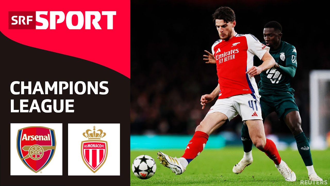 FC Arsenal - AS Monaco | Highlights - Champions League 2024/25 - Runde ...