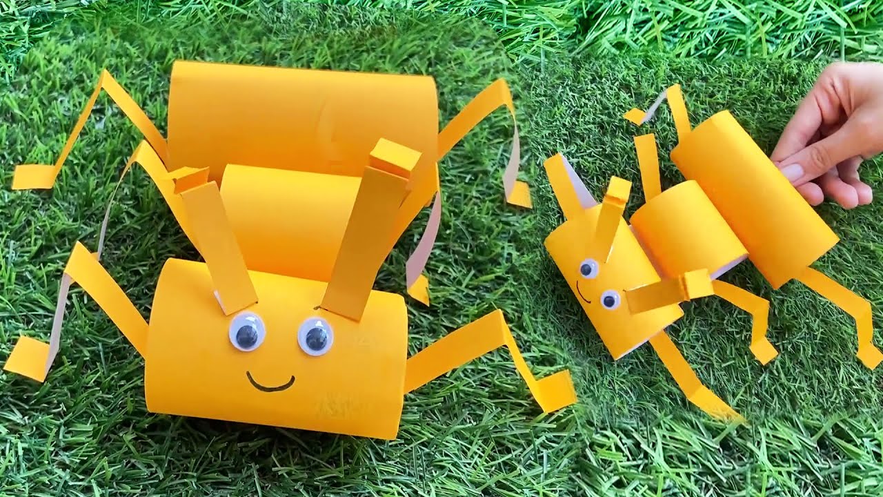 Walking Paper Ant I Easy art for fun I Origami I DIY I Paper Crafts ...