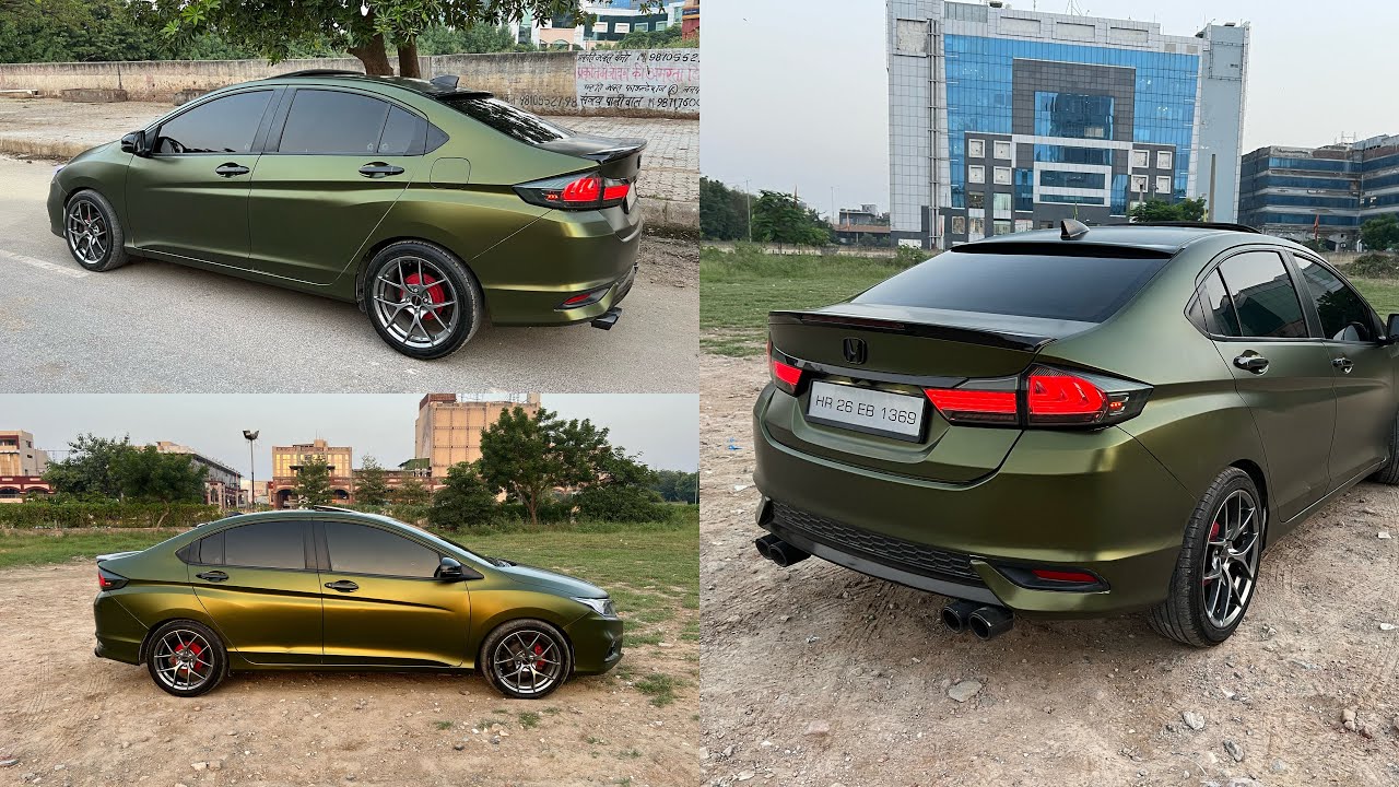 FINALLY CHANGED MY HONDA CAR COLOUR 🔴🟢🟣🔵? HONDA CITY WRAPPED | MODIFIED ...