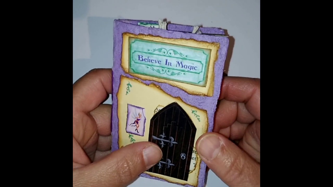 Believe In Magic Journal - Handmade Fairy Notebook - Junk Journal Mini ...