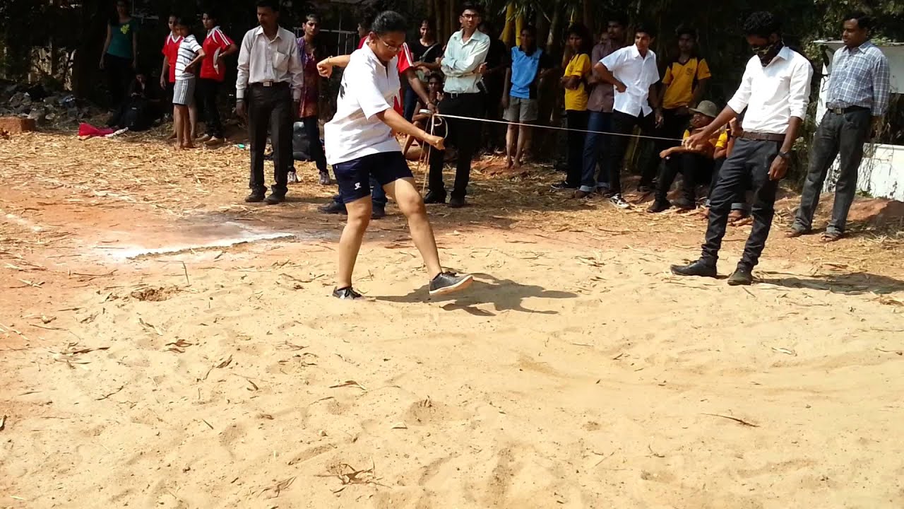 Funny Long Jump on Sports Day - YouTube