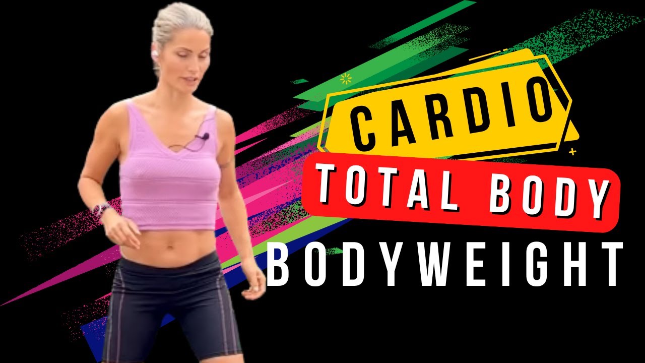 20-Min Total Body Bodyweight Cardio Workout | Fat Burning & Sweat ...