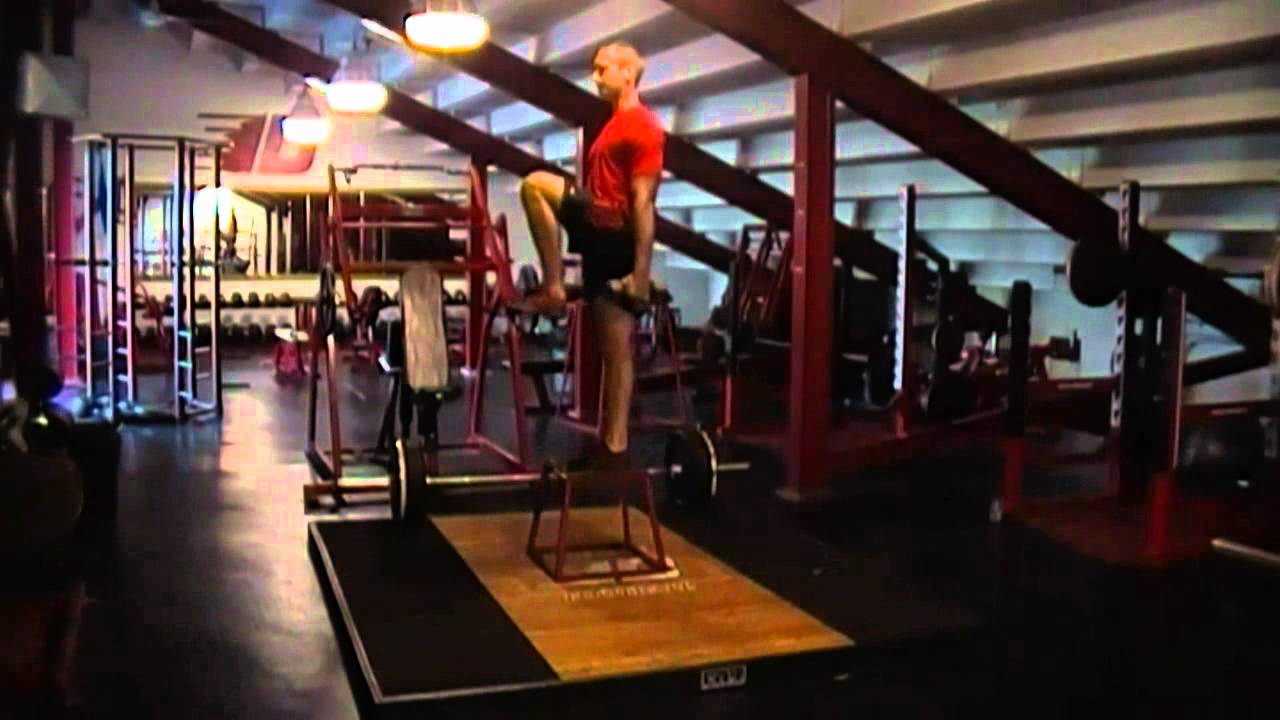 Lateral Step Up to Balance DB - YouTube