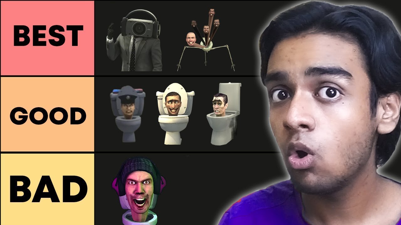 Ranking Every Skibidi Toilet Character! - YouTube