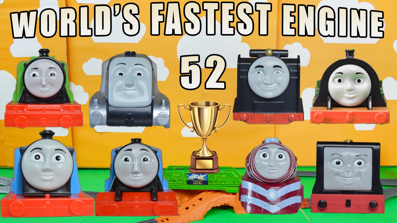 TRACKMASTER Thomas and Friends Railway Race Set WFE 52 - YouTube
