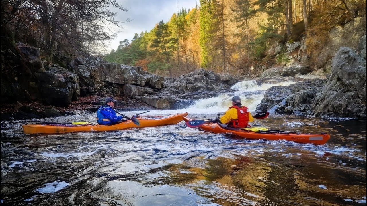 Kayaking Loch Faskally, Rivers Tummel & Garry Pitlochary 11 11 23 - YouTube