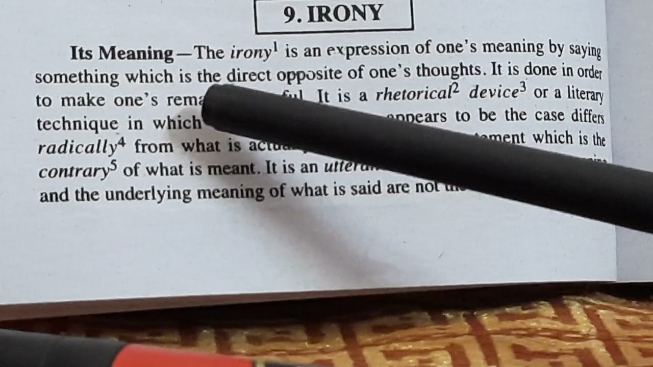 Poetic devices- rhyme scheme or pattern, verbal irony, dramatic and ...