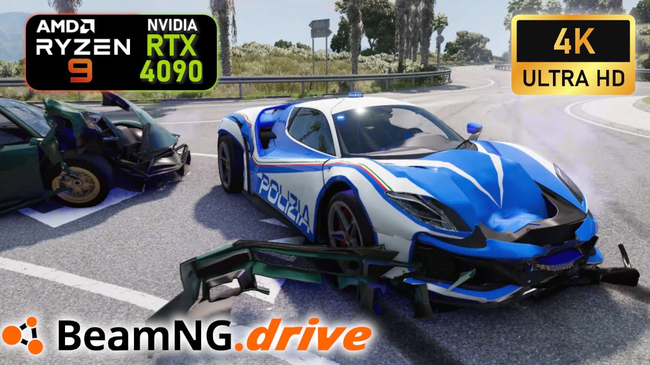 BeamNG.drive | 4K | Ultra preset | RTX 4090 | R9 7950x - YouTube