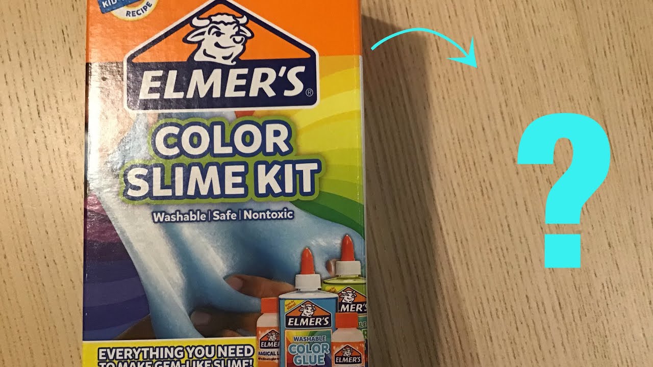 Slime video #1 Elmer’s Colour Slime Kit (part 1) - YouTube