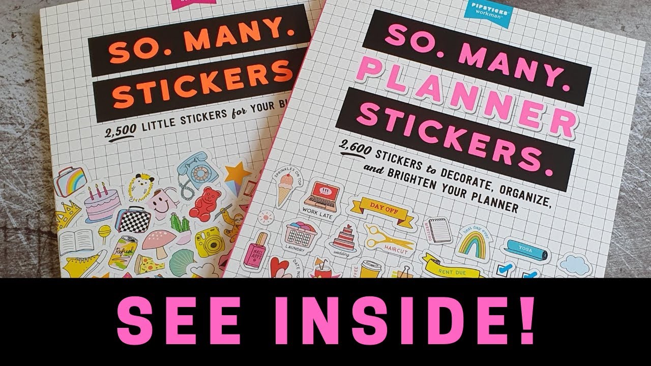 So Many Stickers / So Many Planner Stickers - See Inside! / Veja por ...