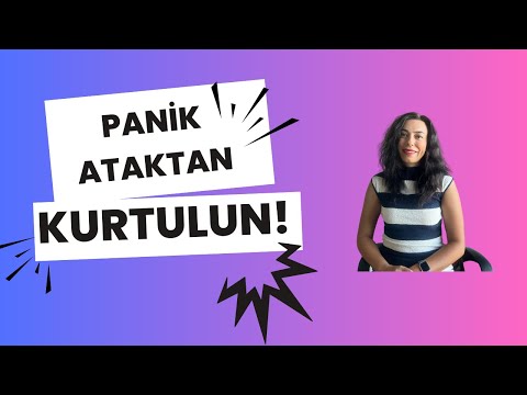 Panik atakla nasıl başa çıkabilirim?