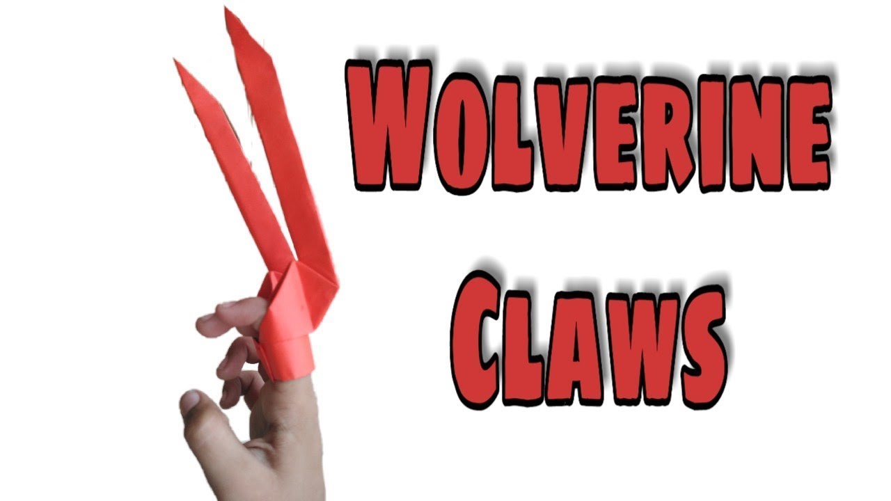 How To Make Long Origami Wolverine Claws With Just One Paper.. - YouTube