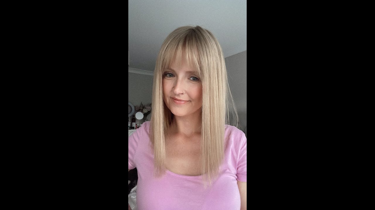 Reviewing & Modification of Human Hair Topper by Amazing Beauty Hair ...