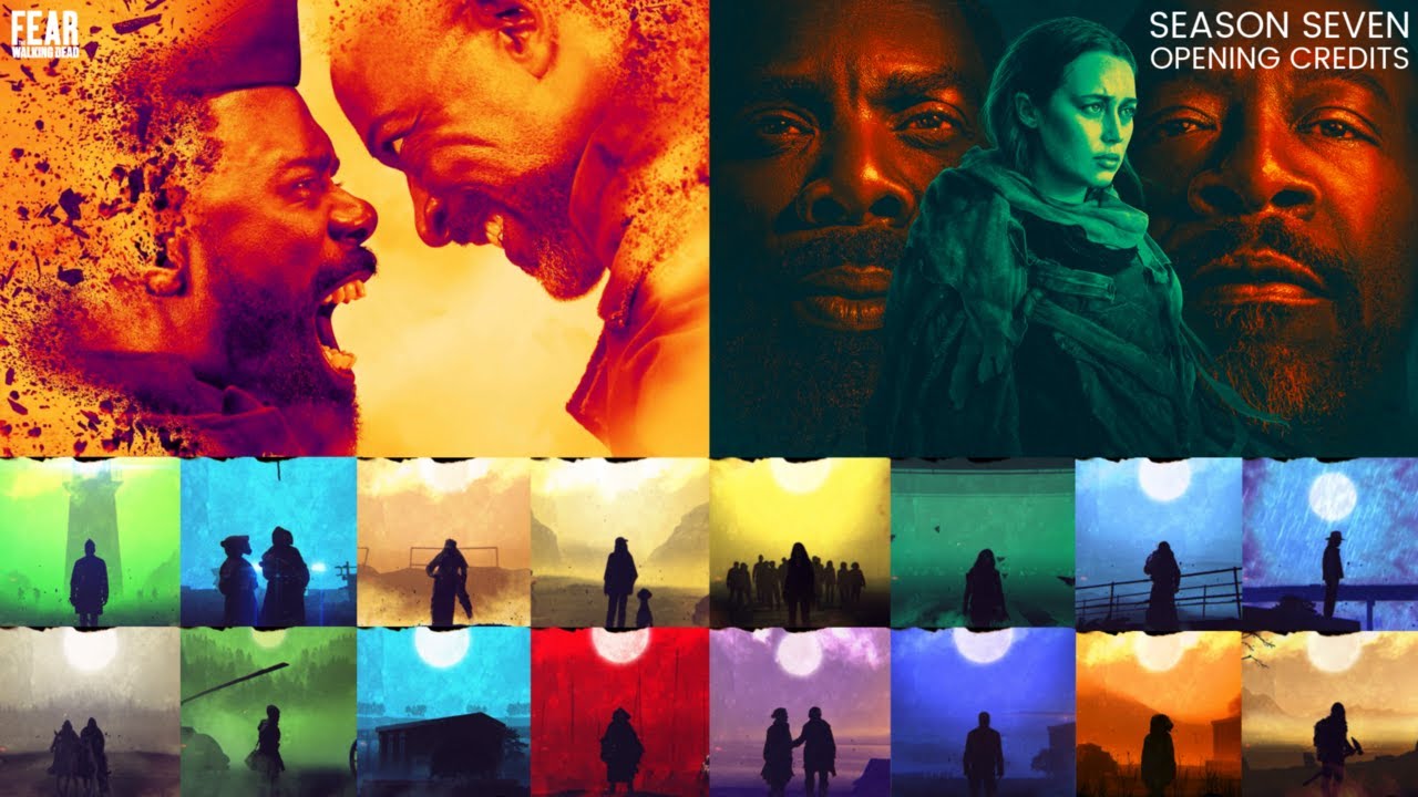 FEAR THE WALKING DEAD | All Season 7 Official Opening Credits / Intros ...