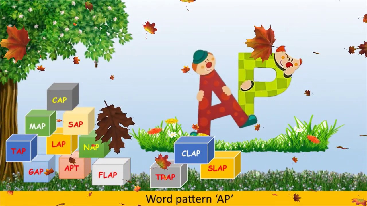 'AP'and 'AT' word family | Fun with reading | Fun with words | One Stop ...