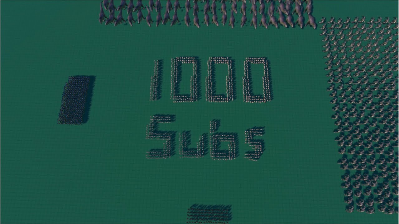 1,000 SUBSCRIBERS VS ALL - 1,000 SUBS SPECIAL - Thank you very much for ...