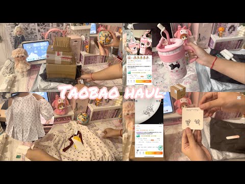Unboxing Taobao haul 📦 | Try on ✨