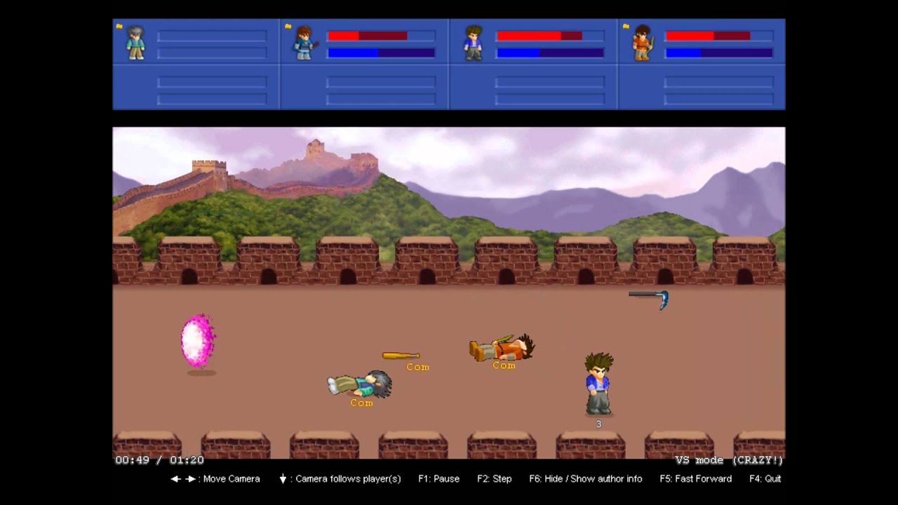 LF2 Davis vs 3 - YouTube