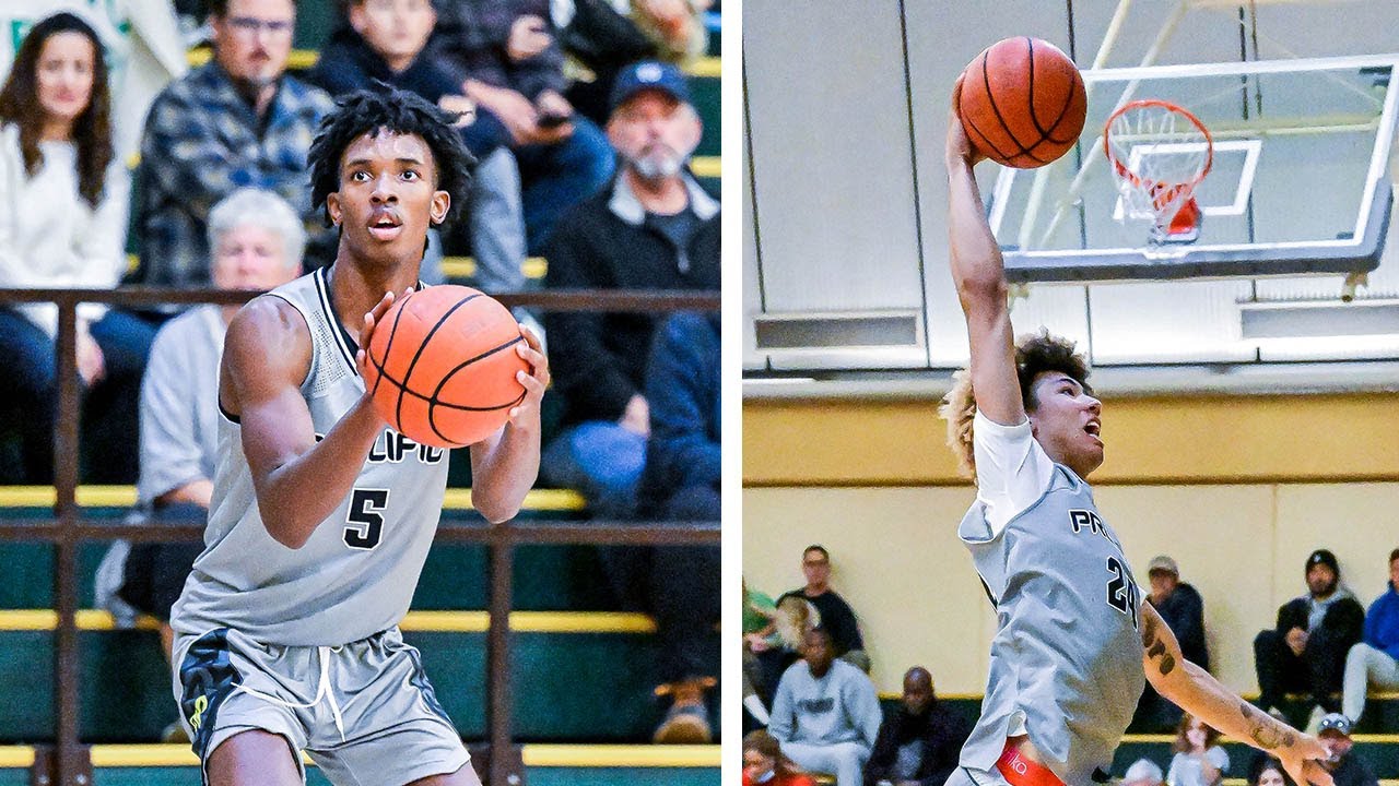Paul McNeil Jr and Zion Sensley at morning shoot around in Toronto ...