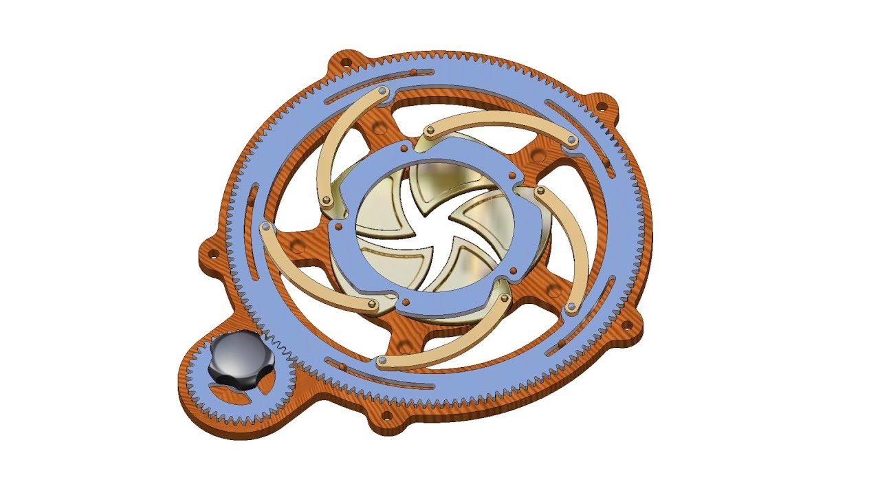 Catia DMU Kinematics | Iris Mechanism - YouTube